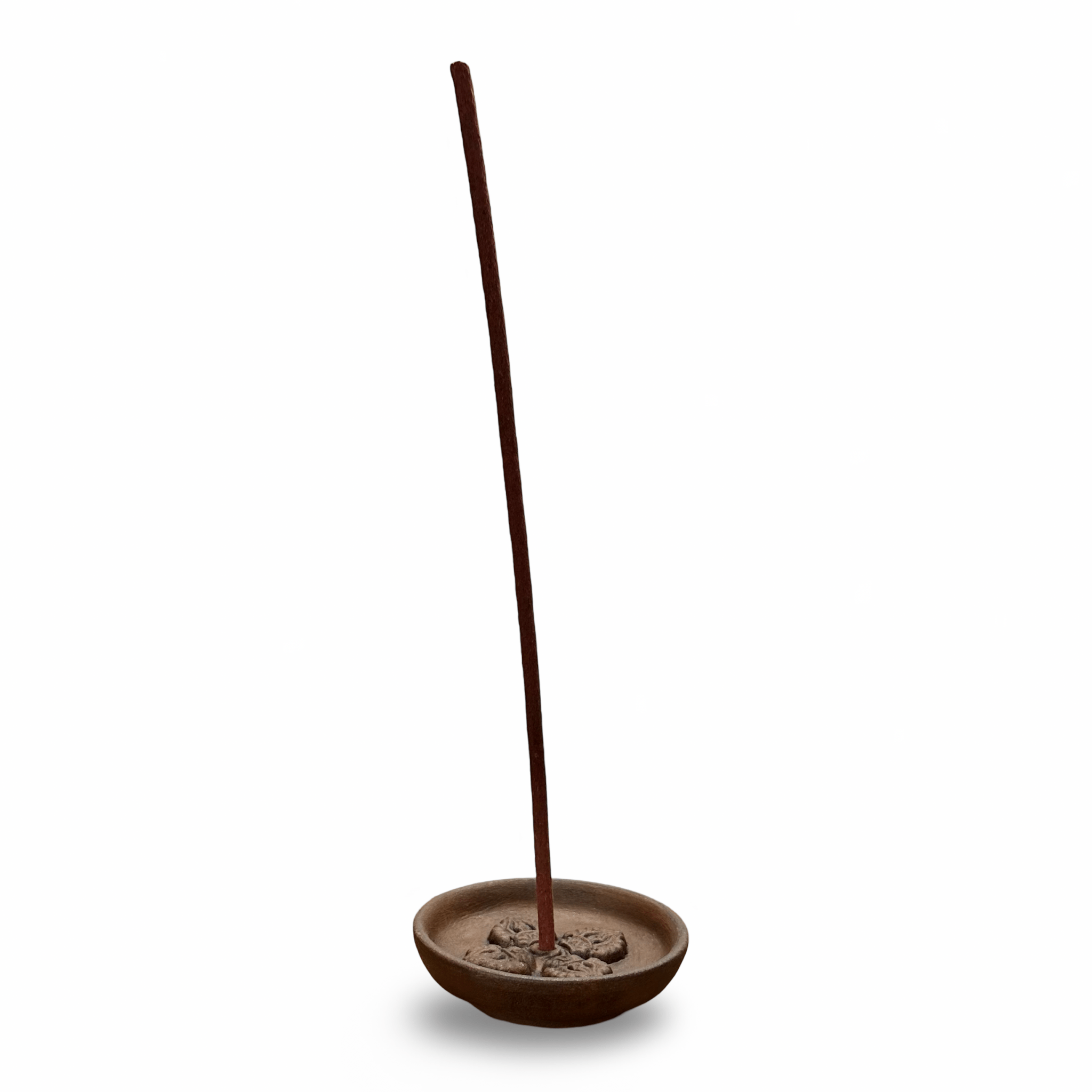 Vajra incense stick base made of fired clay – Atelier Tibet